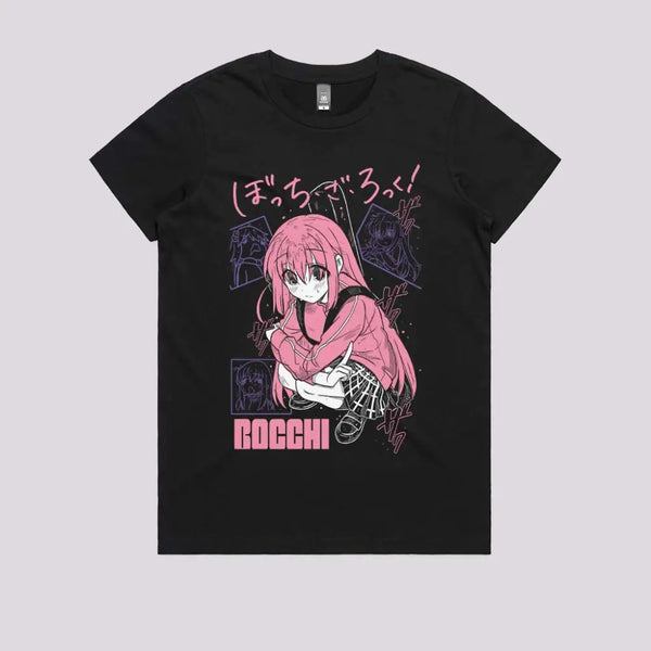 Bocchi Anime T-Shirt | Cool Anime Clothing Australia - Limitee Apparel