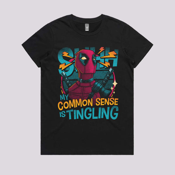 Common Sense Tingling T-Shirt | Graphic Tees Online Australia - Limitee ...