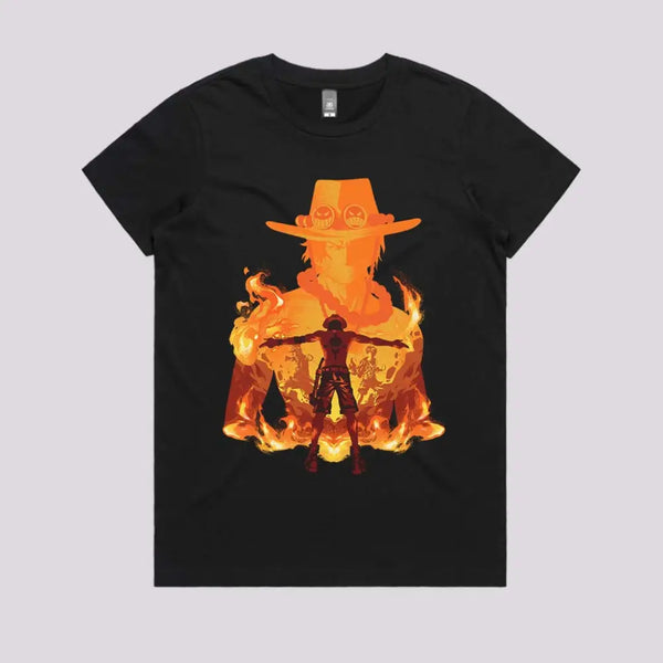 Fire Ace T-Shirt | Anime T-Shirts Australia - Limitee Apparel