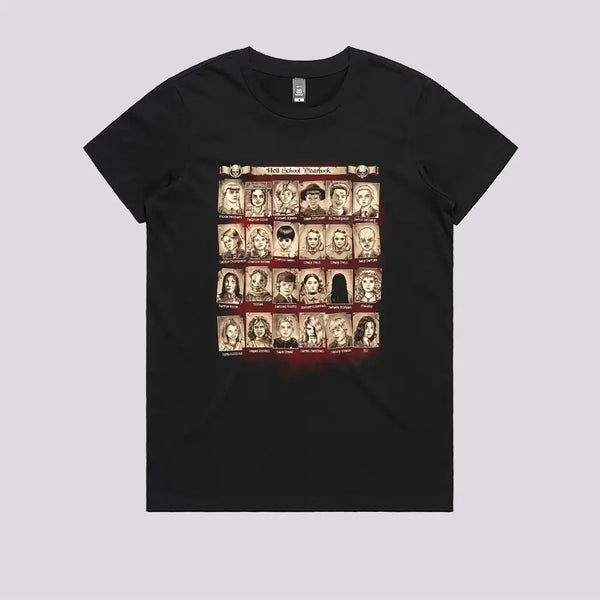 Hell School Yearbook T-Shirt | Horror T-Shirts Australia - Limitee Apparel