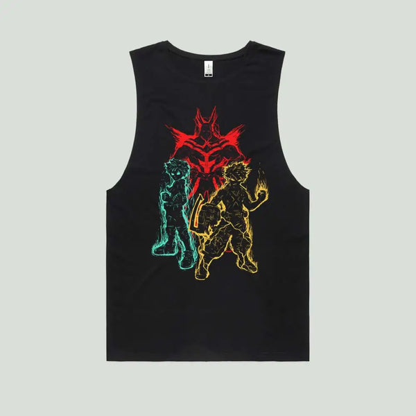 Quirky Heroes Tank Top | Anime Tank Top - Limitee Apparel