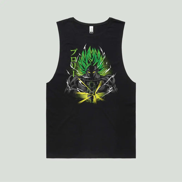 The Legendary Broly Tank Top | Anime Tank Top - Limitee Apparel